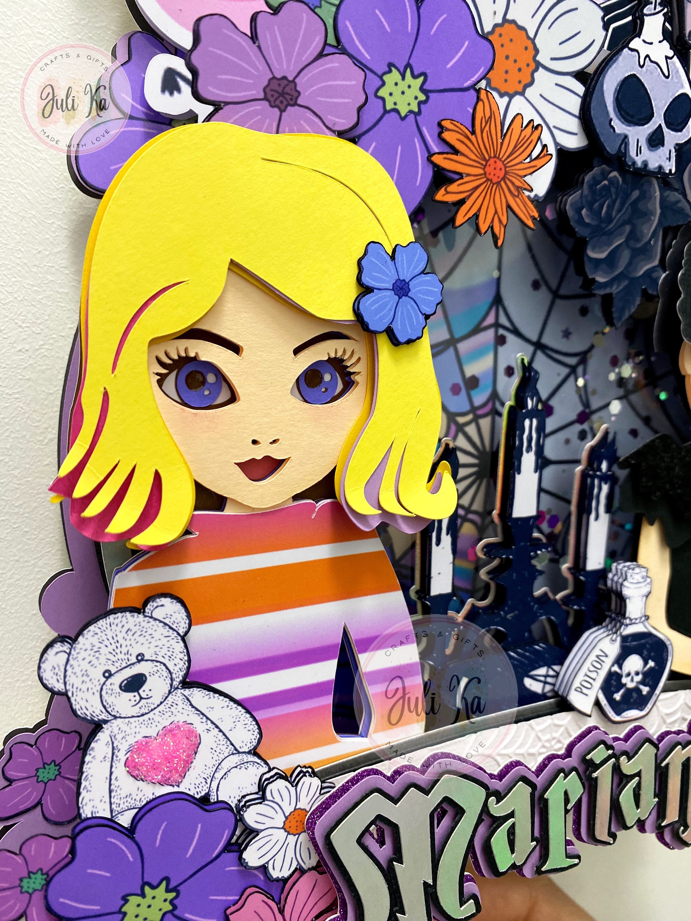 Wednesday Addams Cake Topper, Enid Sinclair, Addams Family Party Decor ...