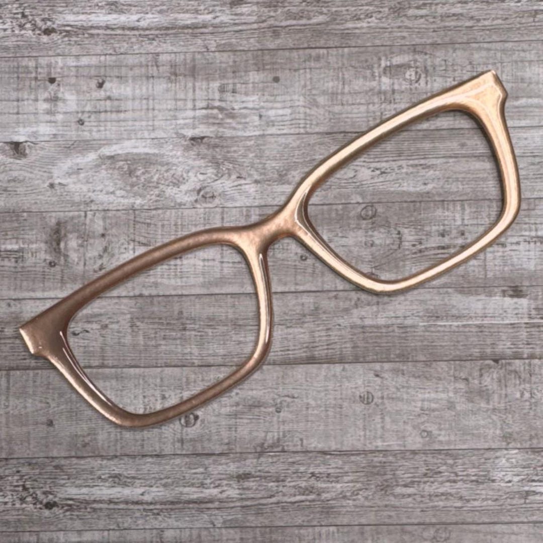 Rose Gold Metallic Magnetic Eyeglass Topper - Etsy