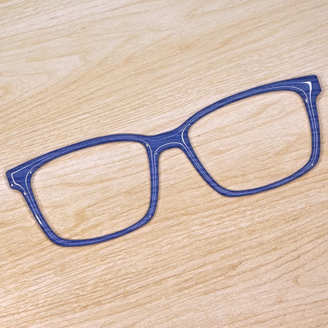 Blue Stripe Magnetic Eyeglass Topper - Etsy
