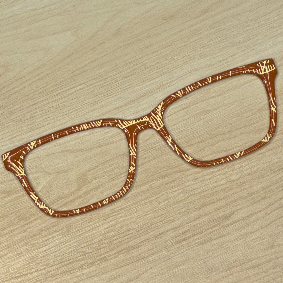 Rust & Rose Gold Magnetic Eyeglass Topper - Etsy