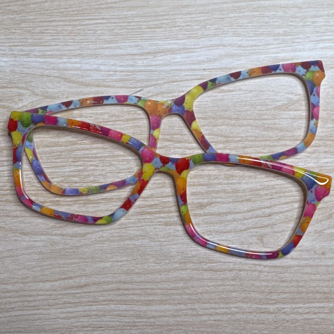 Balloons Eyeglass Topper With Magnets - Etsy
