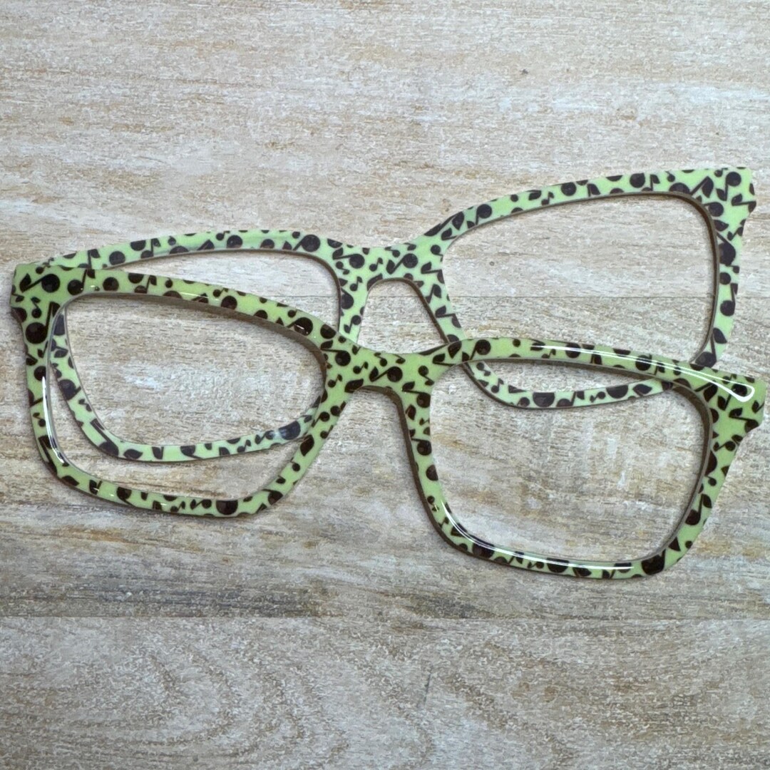 Chunky Music Notes Eyeglass Topper With Magnets - Etsy