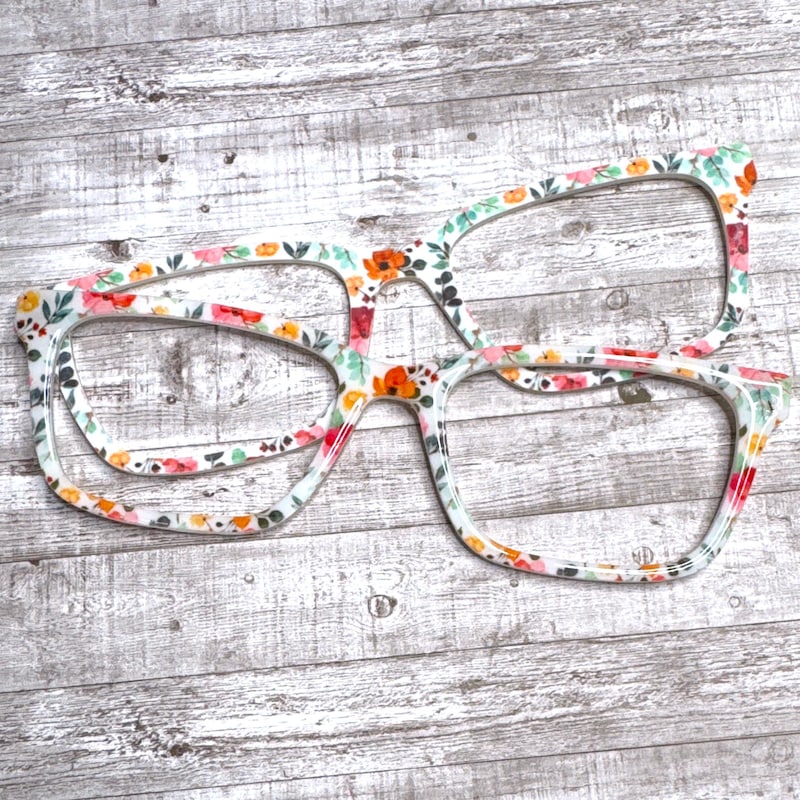 Eyewear With Flowers on Frames - Etsy