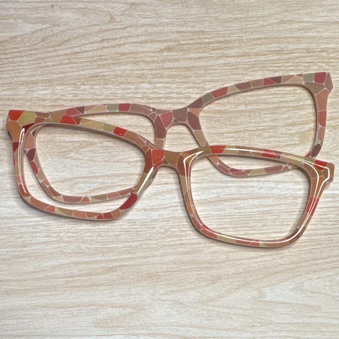 Mosaic Eyeglass Topper With Magnets - Etsy