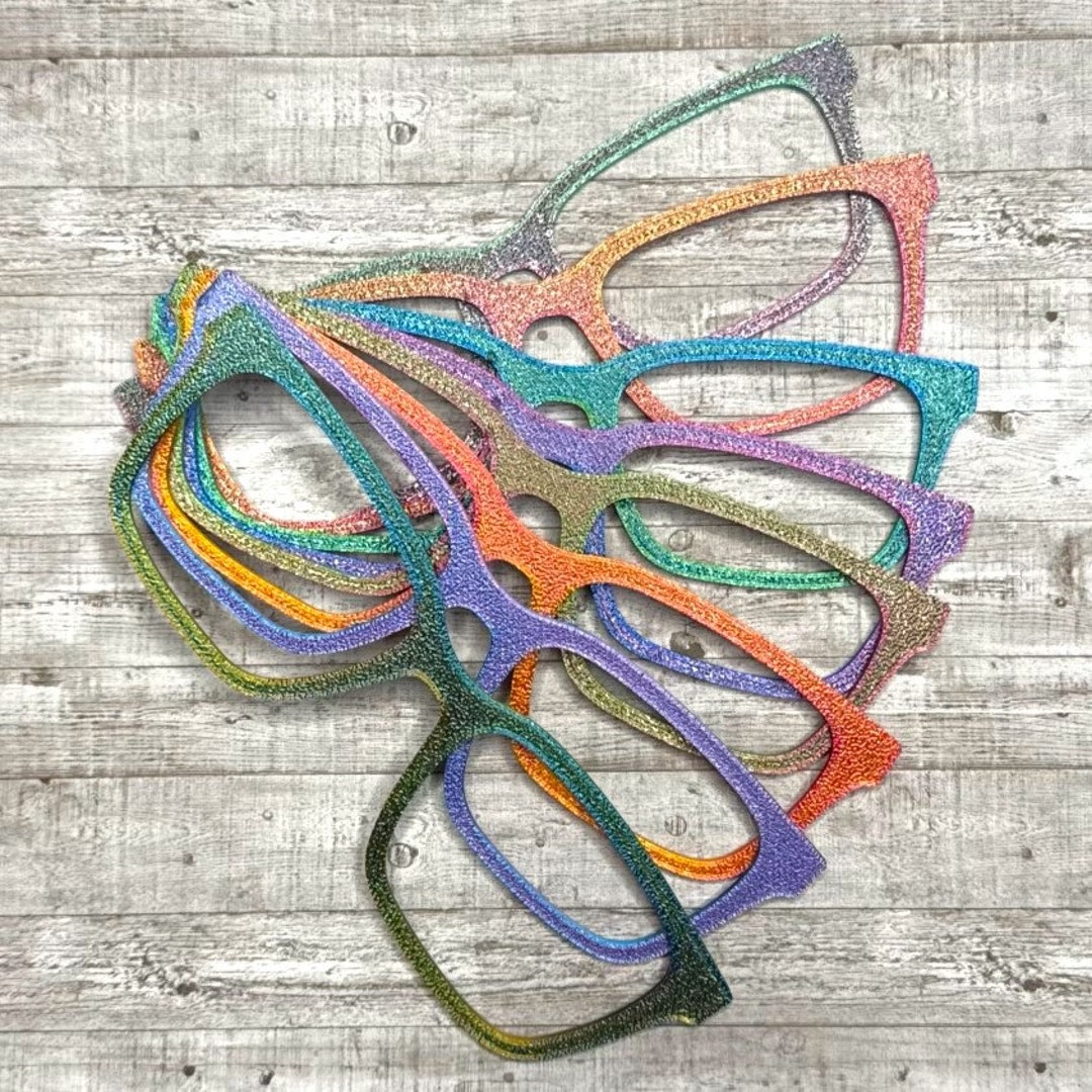 Multi Color Pebbled Finish 3D Printed Eyeglass Topper With Magnets - Etsy