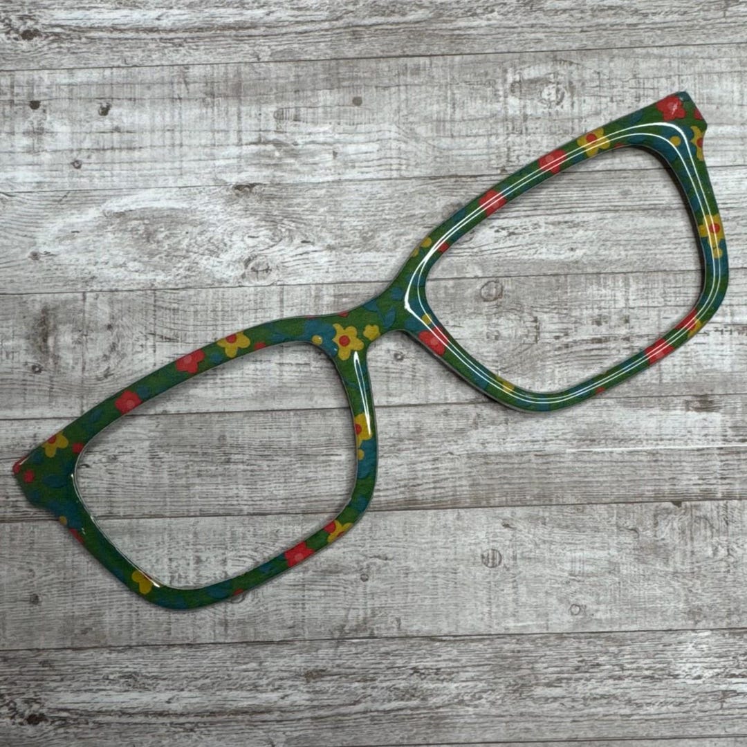 Winter Floral Magnetic Eyeglass Topper - Etsy