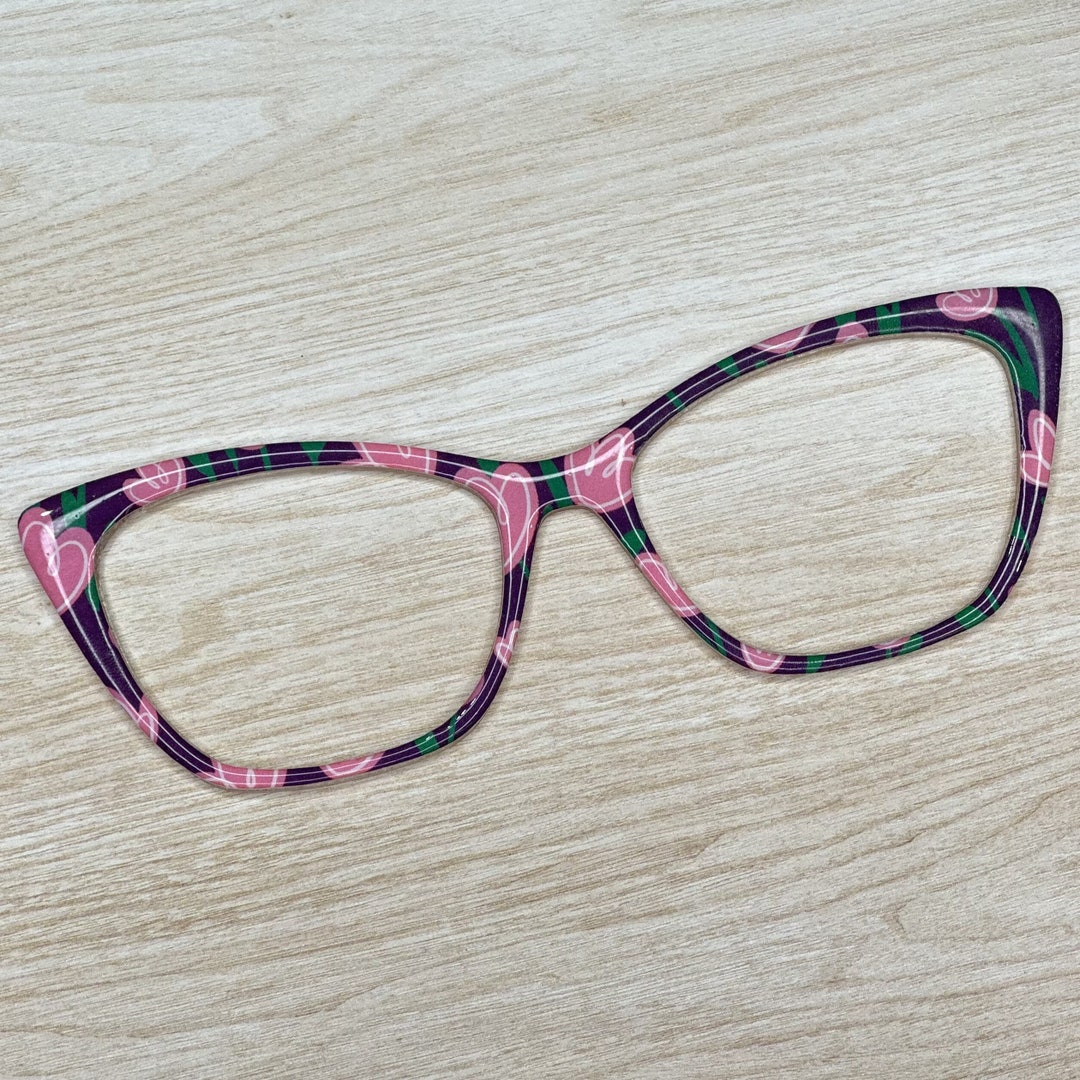 Pink Flower Magnetic Eyeglass Topper - Etsy