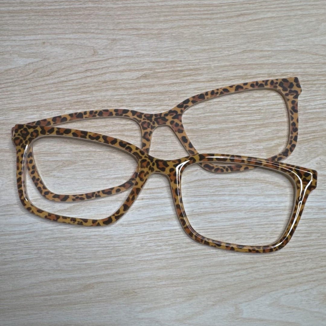 Cheetah Print Eyeglass Topper With Magnets - Etsy