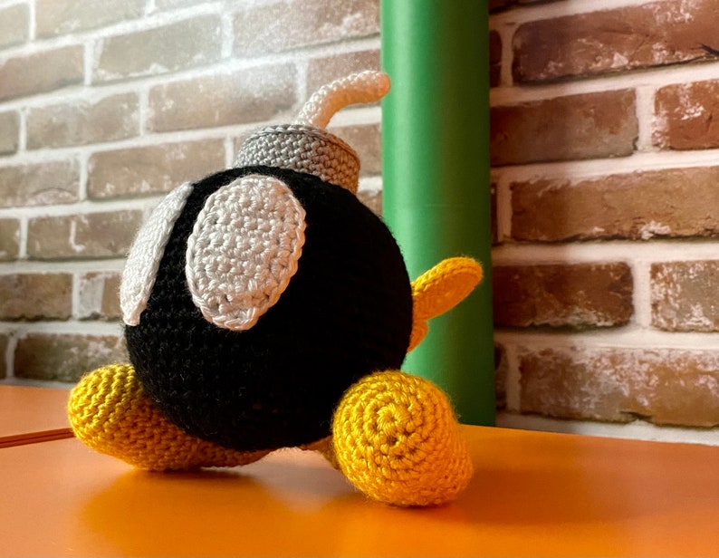 Bob-omb Amigurumi Pattern Super Mario Bros Amigurumi Bob-omb - Etsy