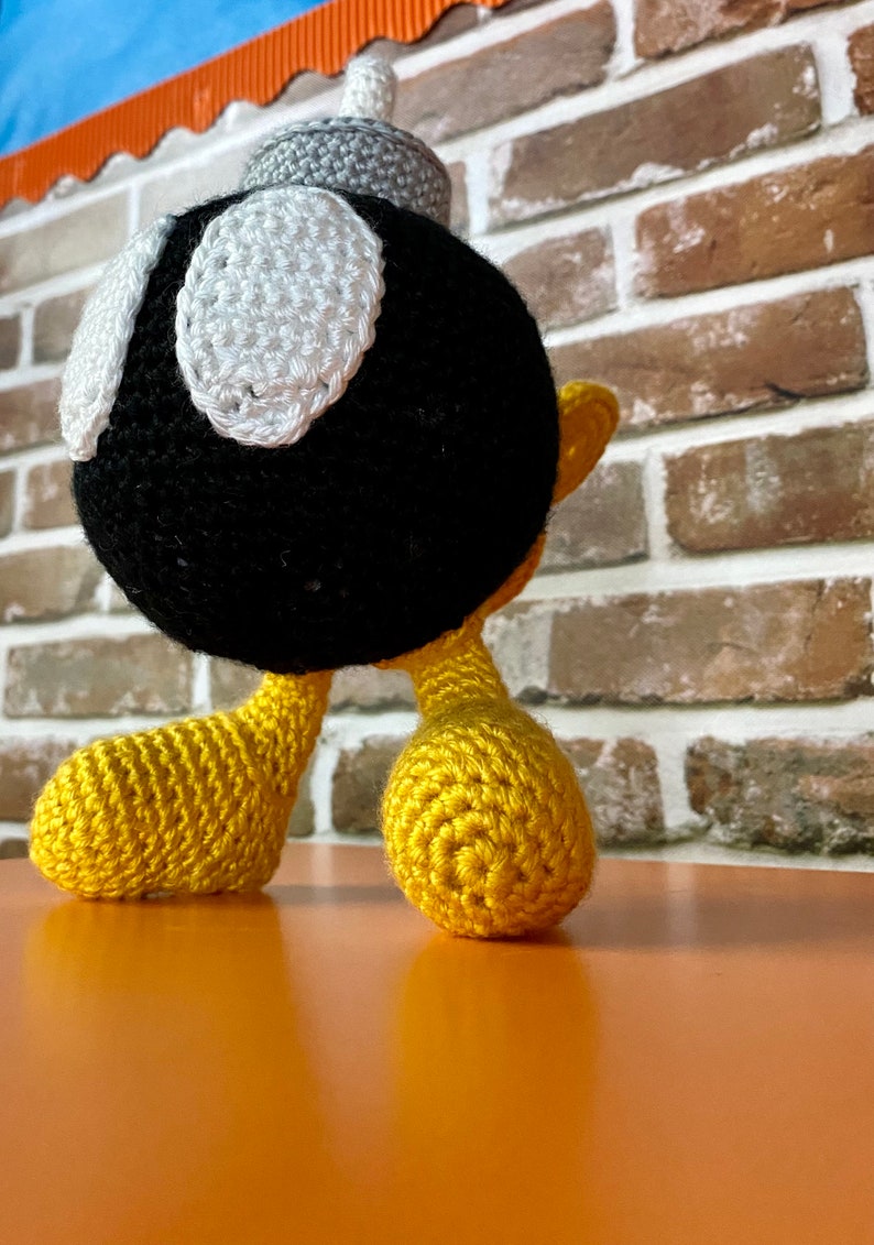 Bob-omb Amigurumi Pattern Super Mario Bros Amigurumi Bob-omb - Etsy