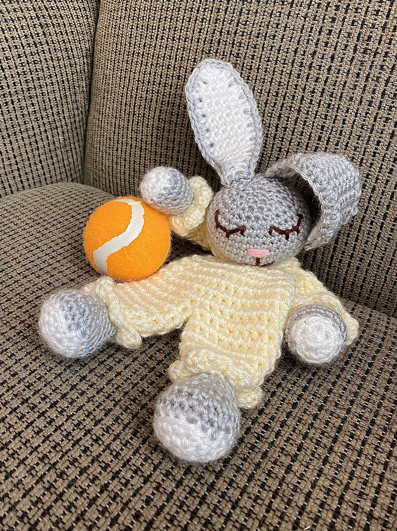 Bunny Lovey Crochet Pattern, Bunny Security Blanket Toy, Amigurumi ...