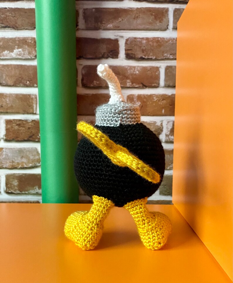Bob-omb Amigurumi Pattern Super Mario Bros Amigurumi Bob-omb - Etsy