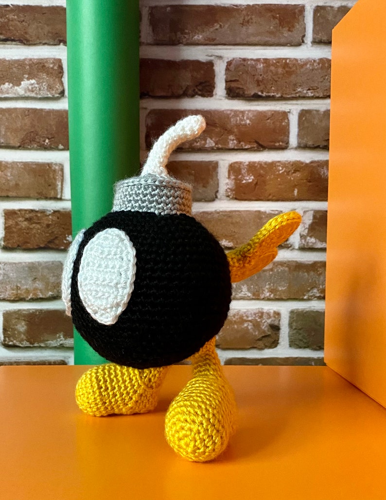 Bob-omb Amigurumi Pattern Super Mario Bros Amigurumi Bob-omb - Etsy