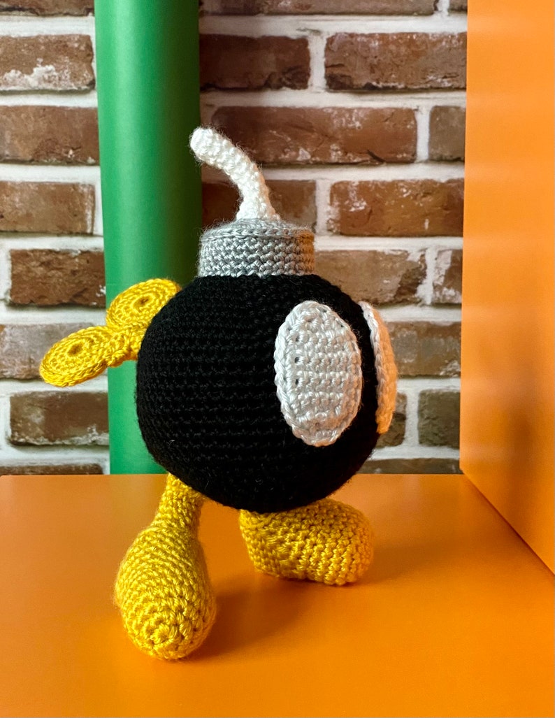 Bob-omb Amigurumi Pattern Super Mario Bros Amigurumi Bob-omb - Etsy