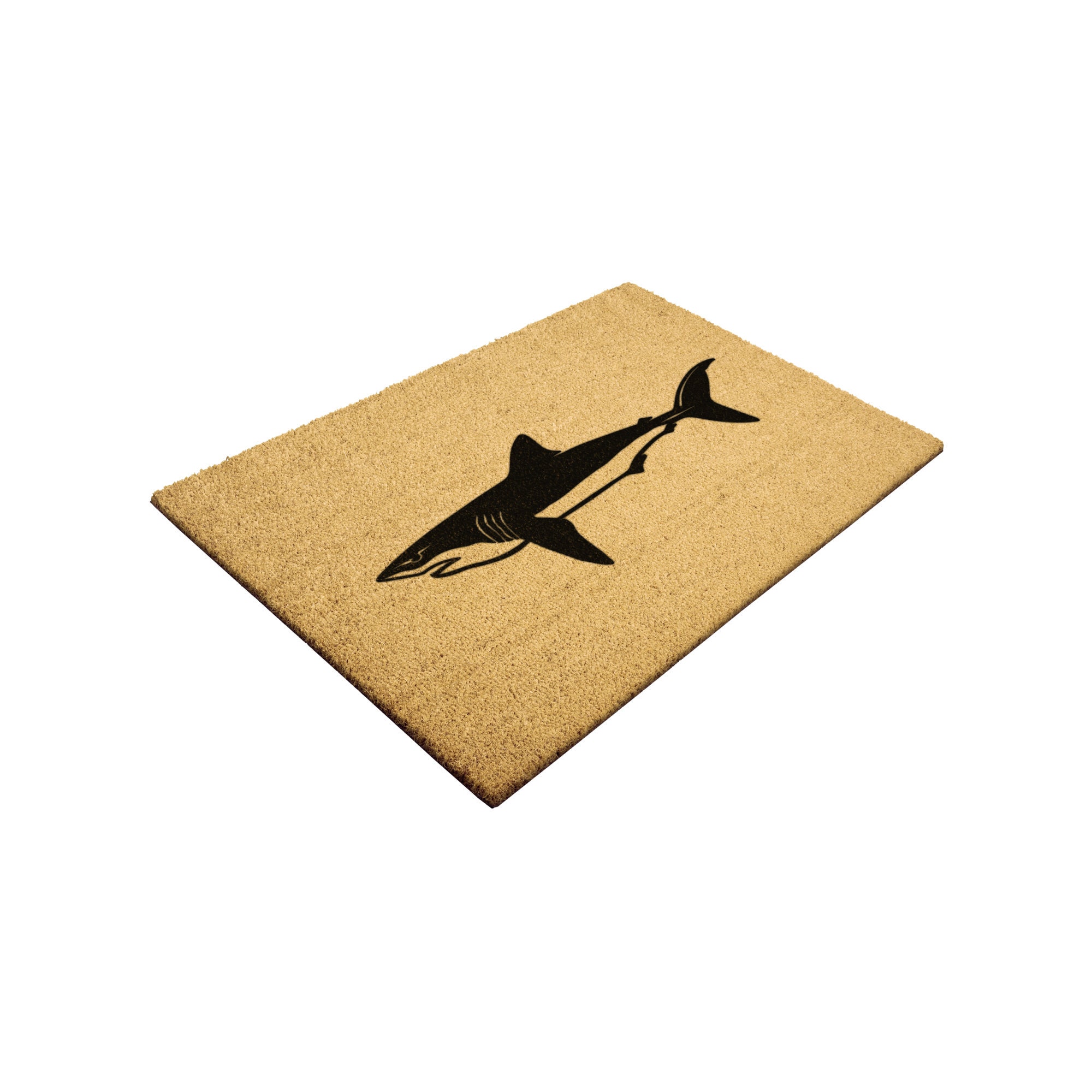Mako Shark Door Mat Art Fishing Mat Decor Mat Fish Mat Art Entry Way ...