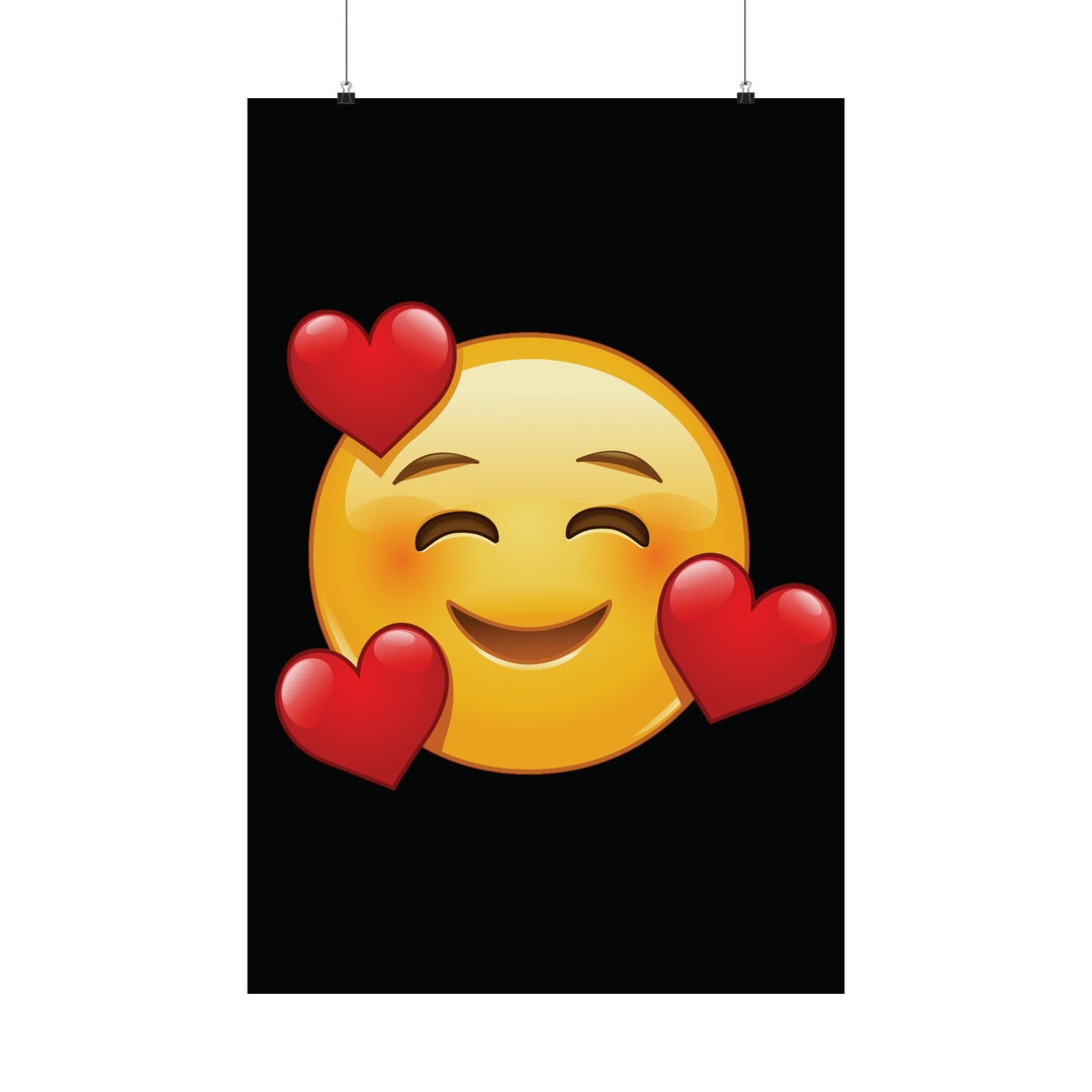 Poster Heart Poster Love Poster Smiley Face Poster Entryway Poster ...