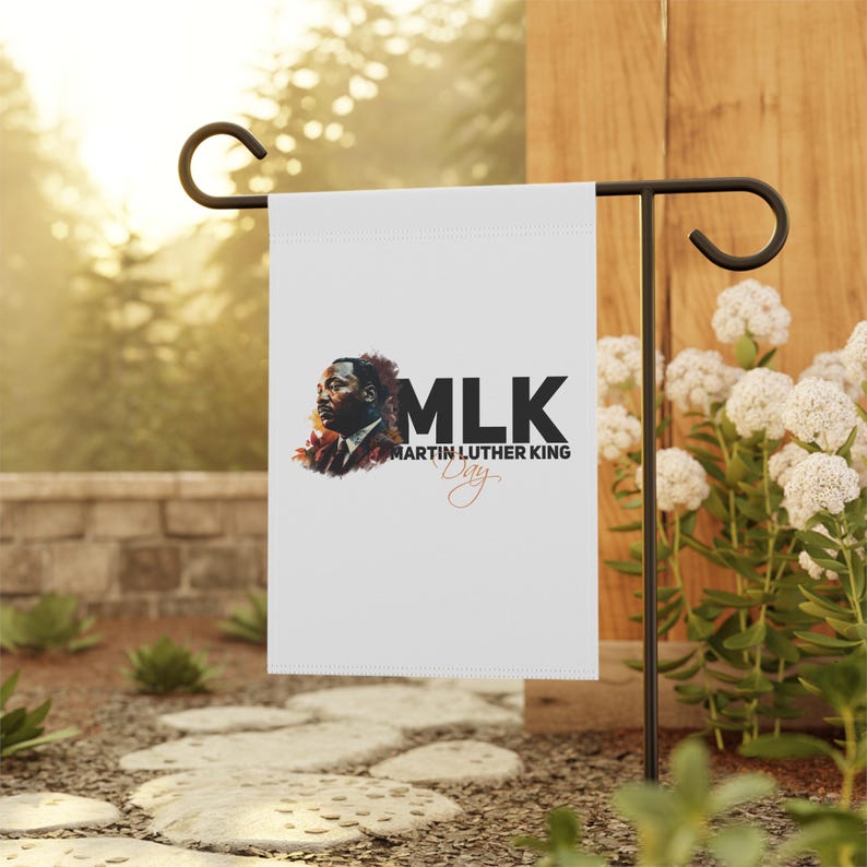MLK Martin Luther King Yard Flag | Garden Banner, Patriotic Civil ...