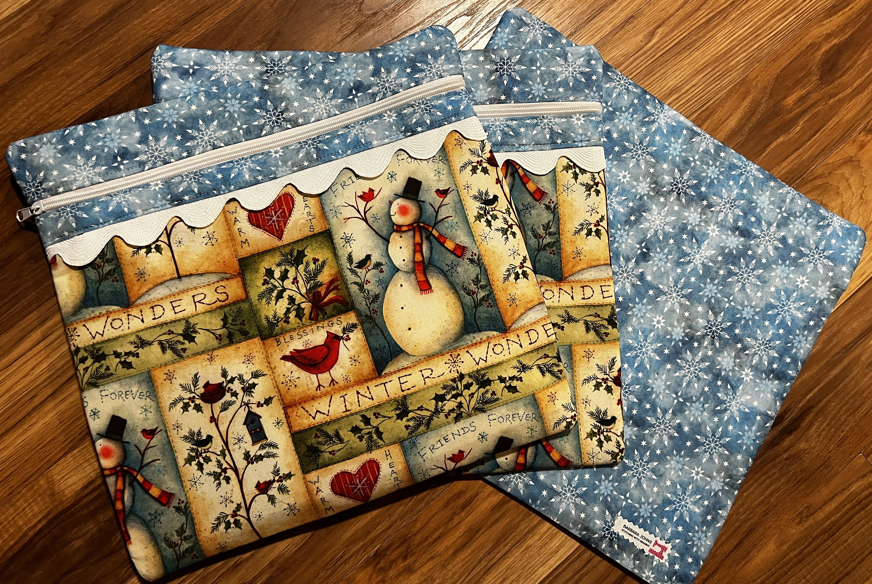 Project Bag for Winter Stitching - Etsy