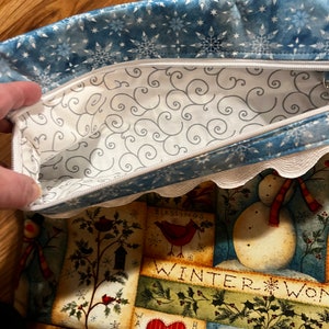 Project Bag for Winter Stitching - Etsy