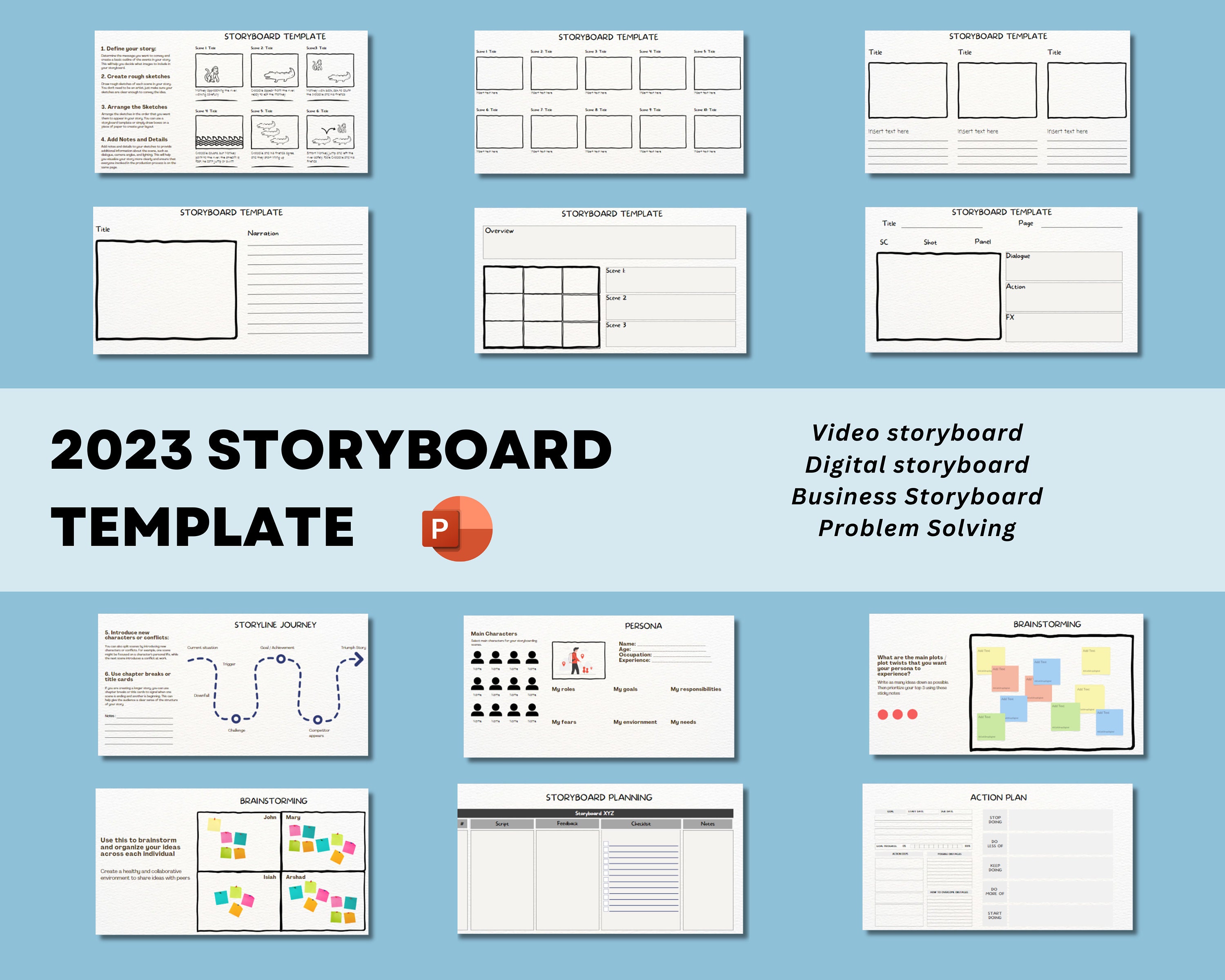 Powerpoint Storyboard Template