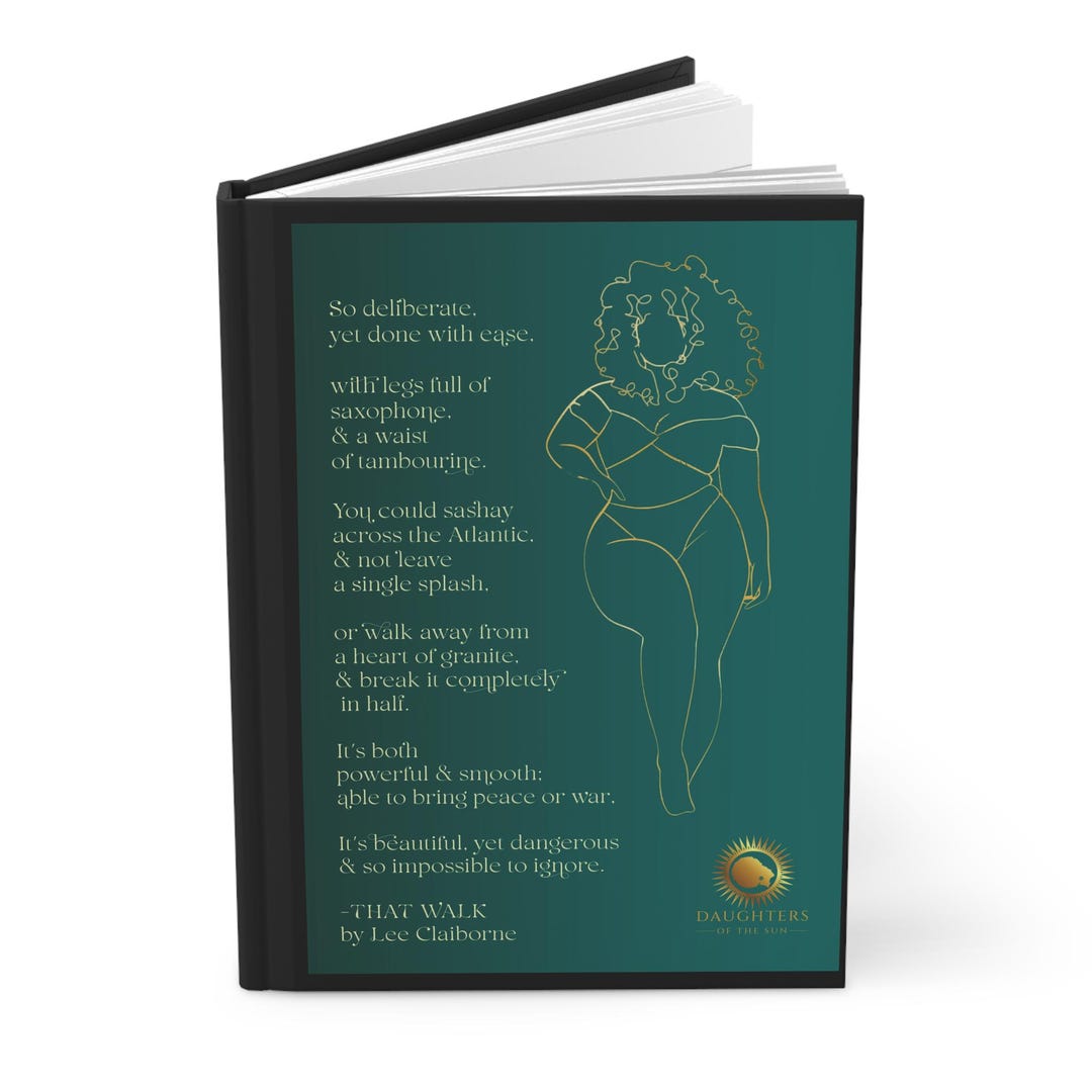 Empowering Black WOMEN JOURNAL NOTEBOOK, Hard Cover That Walk Women ...