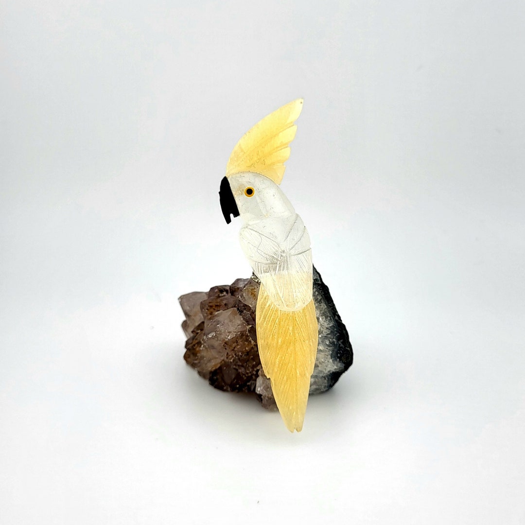 Quartz Bird Sculpture - Etsy