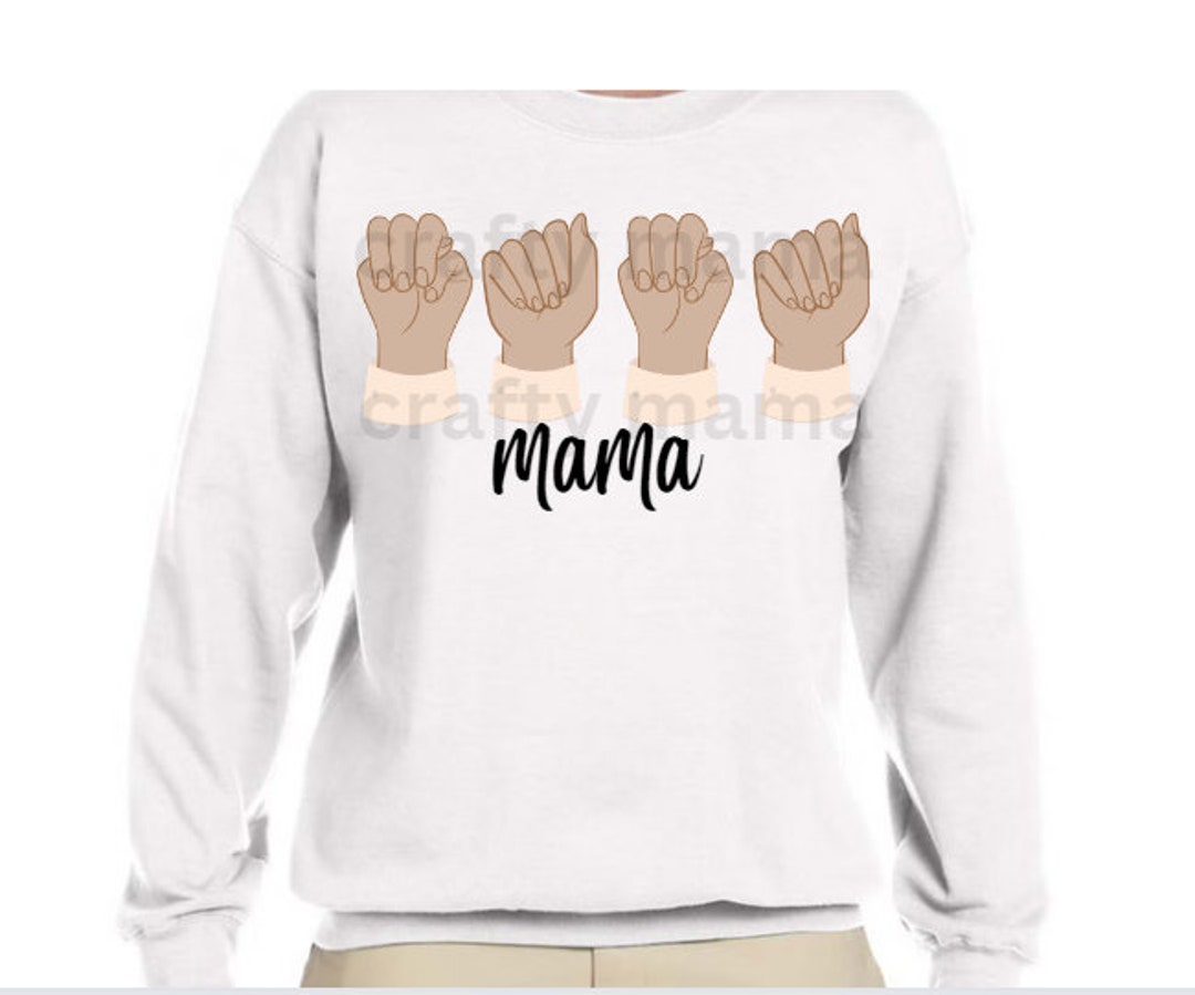 Sign Language Mama PNG File - Etsy