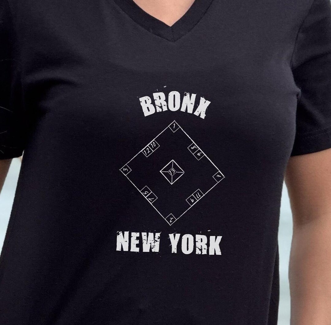 Bronx, New York Street Games V Neck T-shirt, Skelly Board, Skully ...