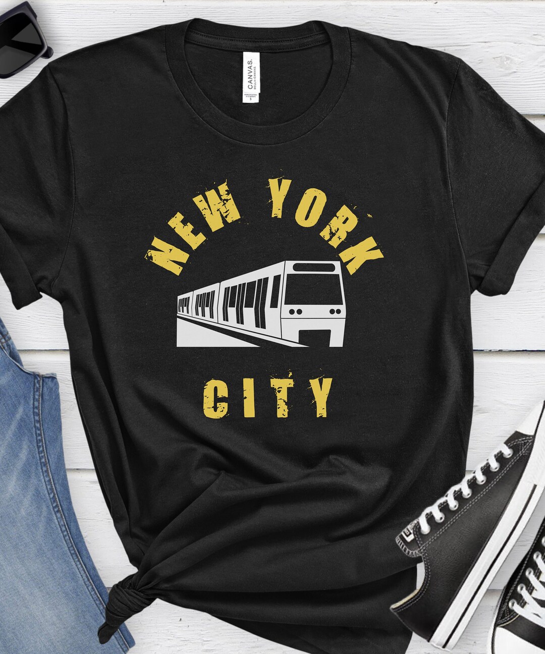 New York City Subway Train T-shirt. New York Gift Shirt.unisex Soft ...