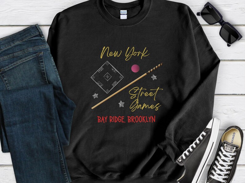 Bay Ridge, Brooklyn Street Games Sweatshirt, Skelly, Skully, Skelzy ...