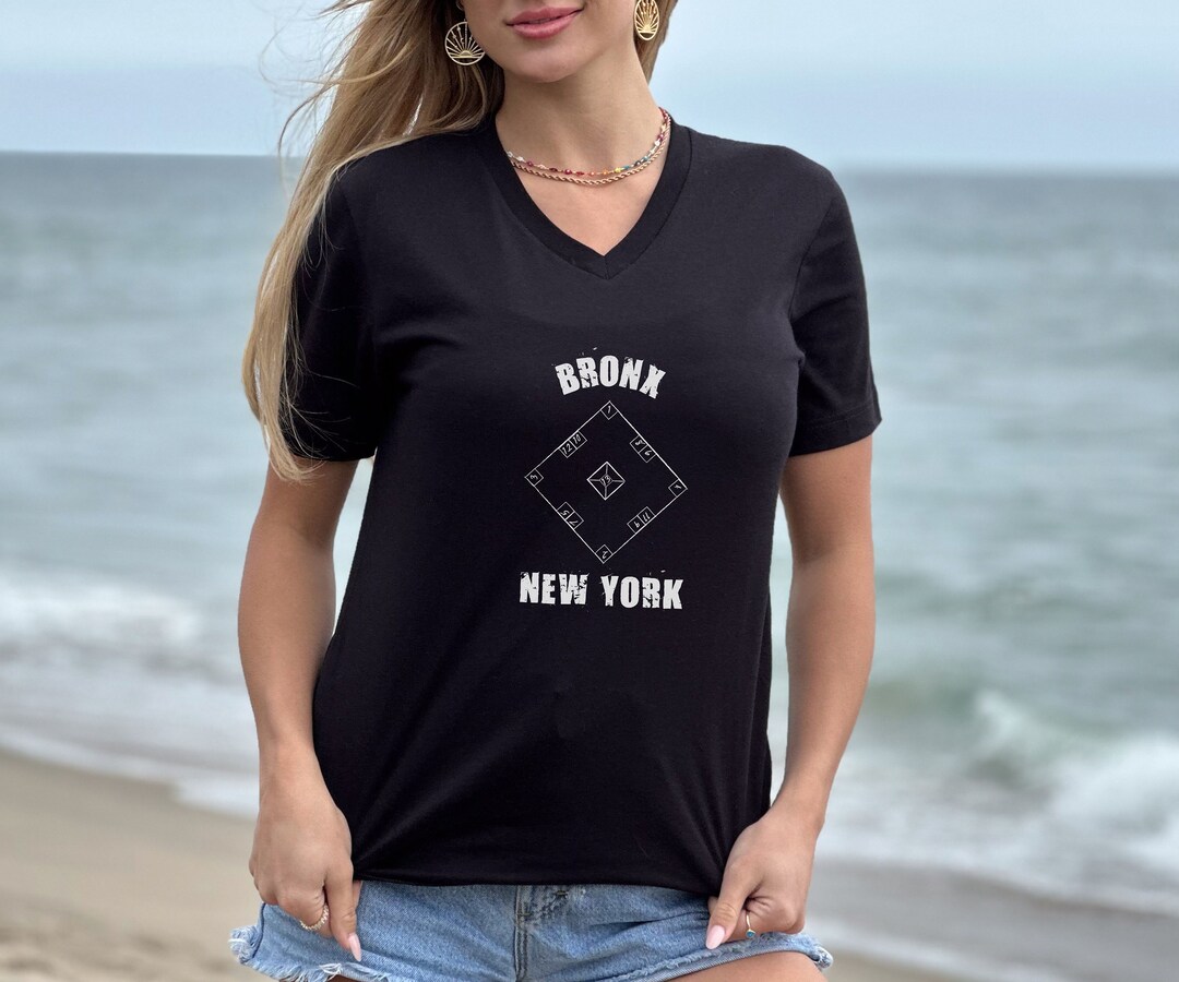 Bronx, New York Street Games V-neck T-shirt, Skelly Board , Skully ...