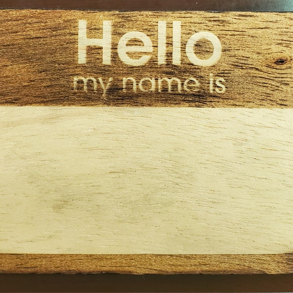 Hello I Am Name Tags - Etsy