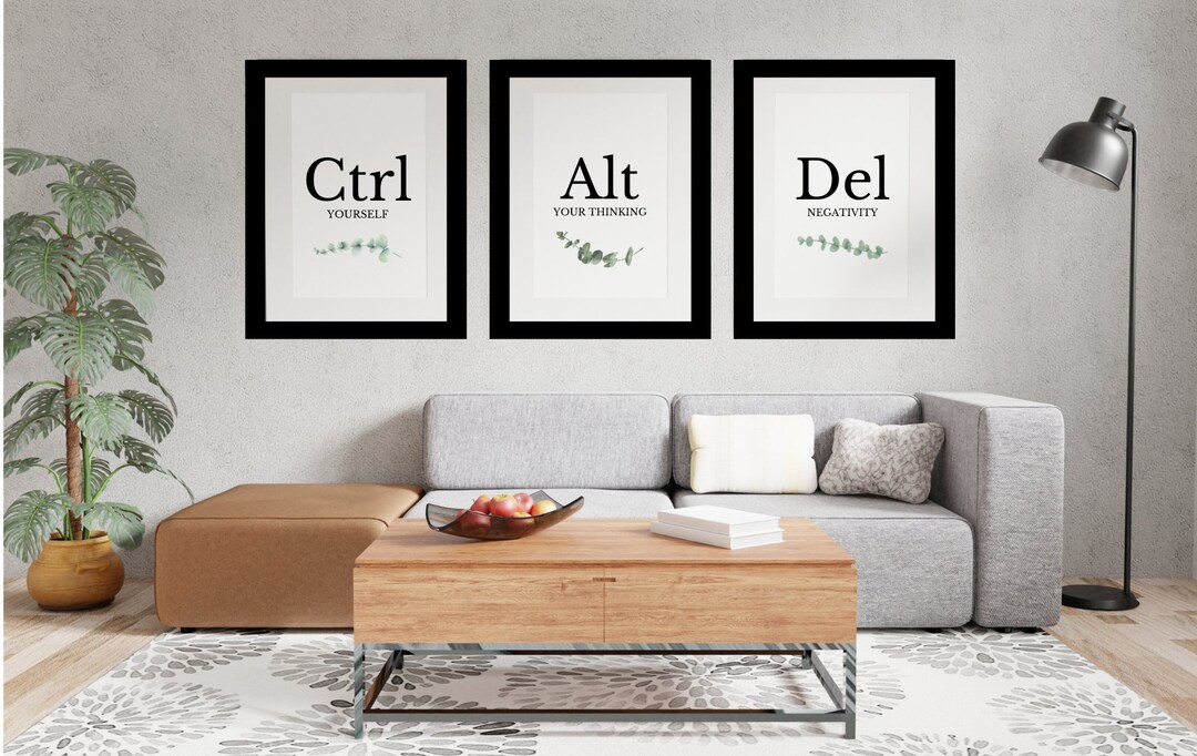 Ctrl, Alt, Del Signs | Set of 3 | Unframed - Digital Print - Etsy