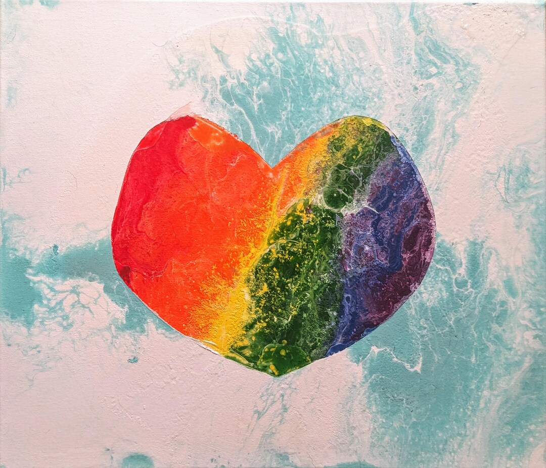 Start Seeing People 1 Original Acrylic Painting 20 X 16 Stretched ...