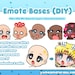 Emote Base Pack 1 DIY Emote Template for Discord, Twitch and Youtube - Etsy