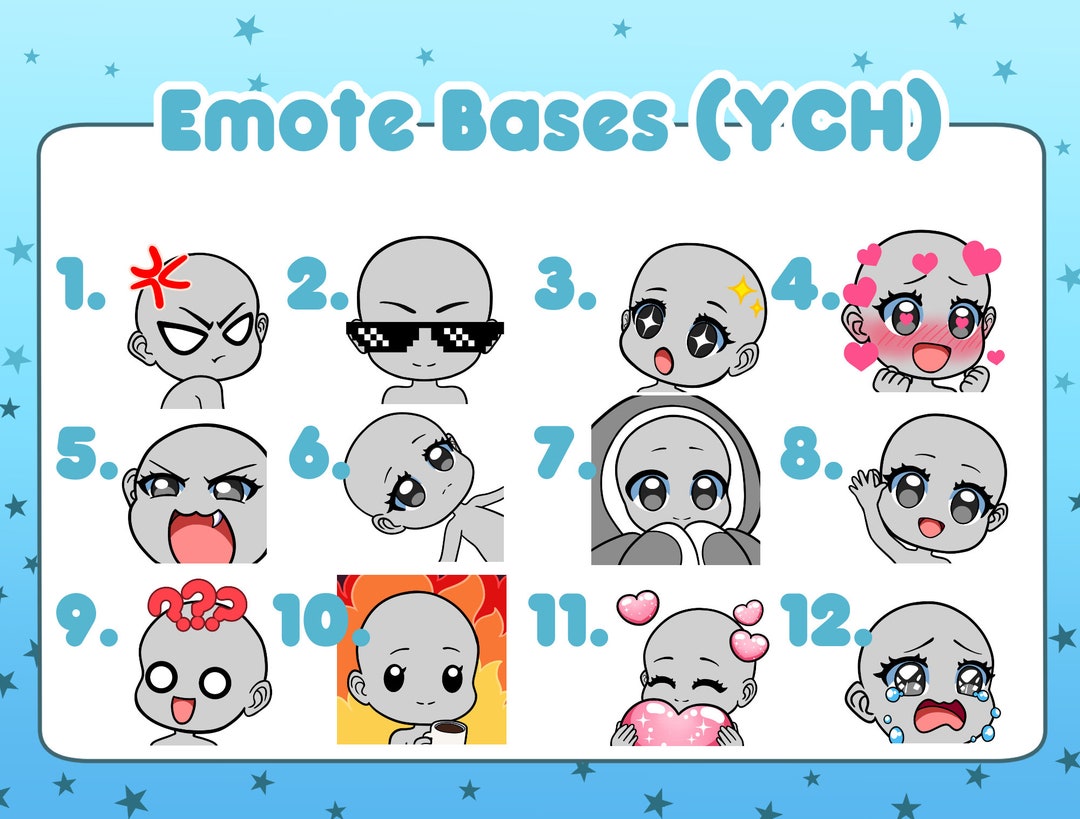 Custom YCH Emotes - Etsy