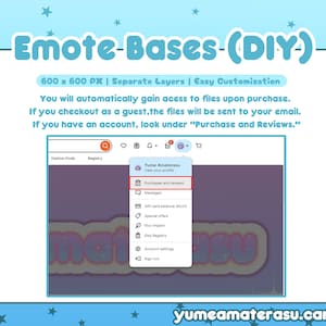 Emote Base Pack 1 DIY Emote Template for Discord, Twitch and Youtube - Etsy