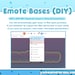 Emote Base Pack 1 DIY Emote Template for Discord, Twitch and Youtube - Etsy