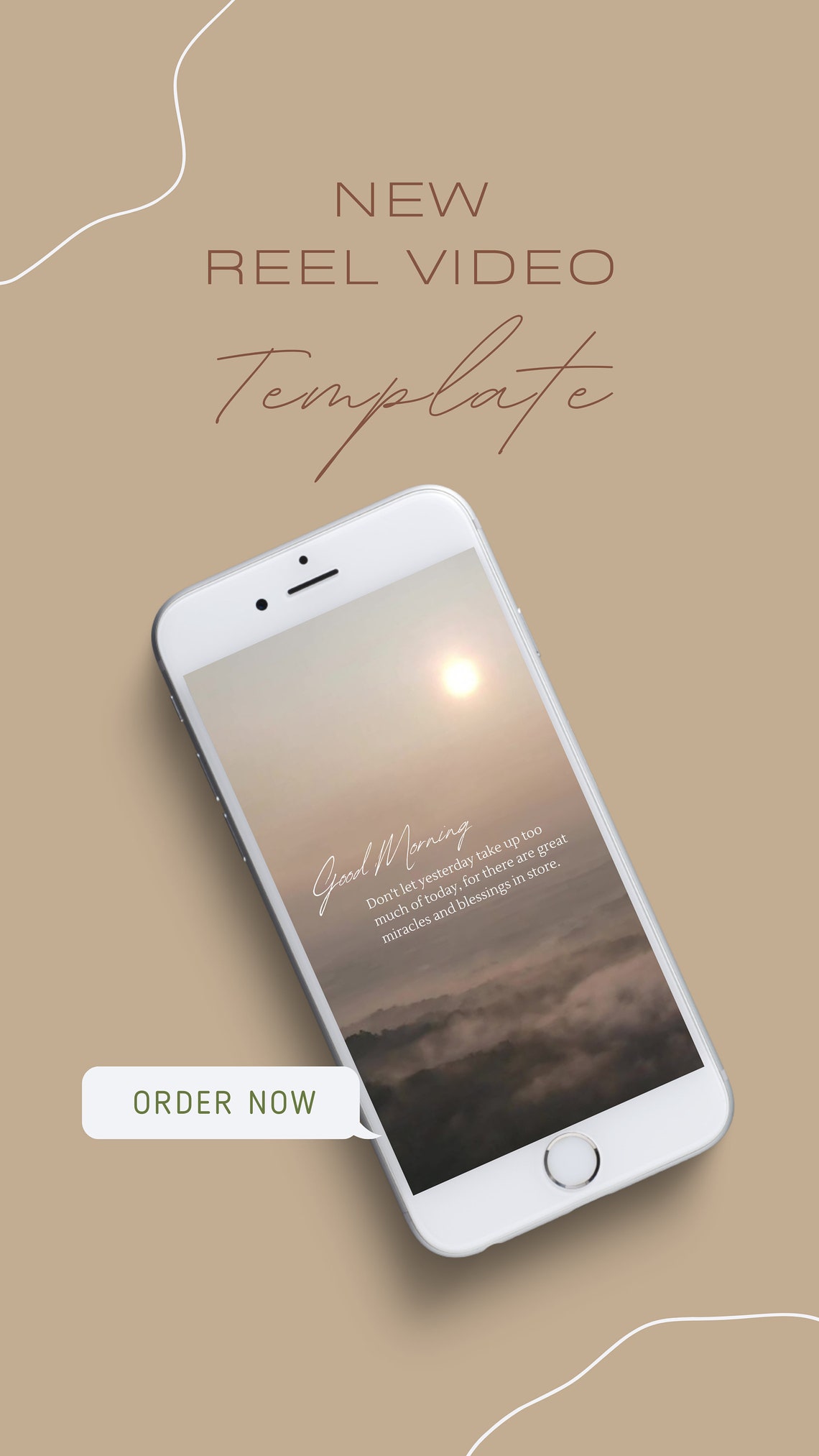 Editable Instagram Video Reel Template | Good Morning Reel | Canva ...
