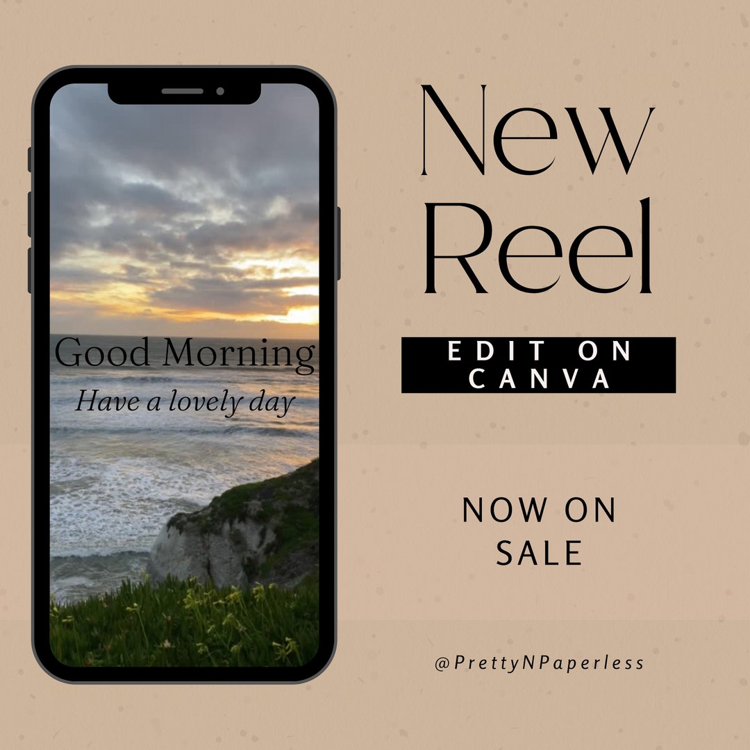 Instagram Video Reel Templates | Good Morning Reel | Canva Templates ...