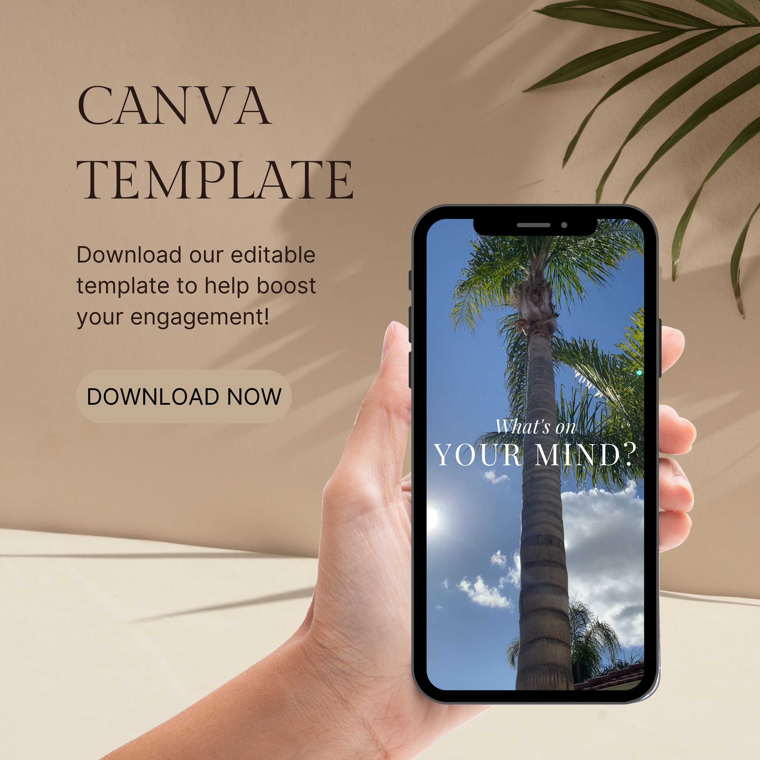 Instagram Reel Template - Canva Template - Question Reel Template ...
