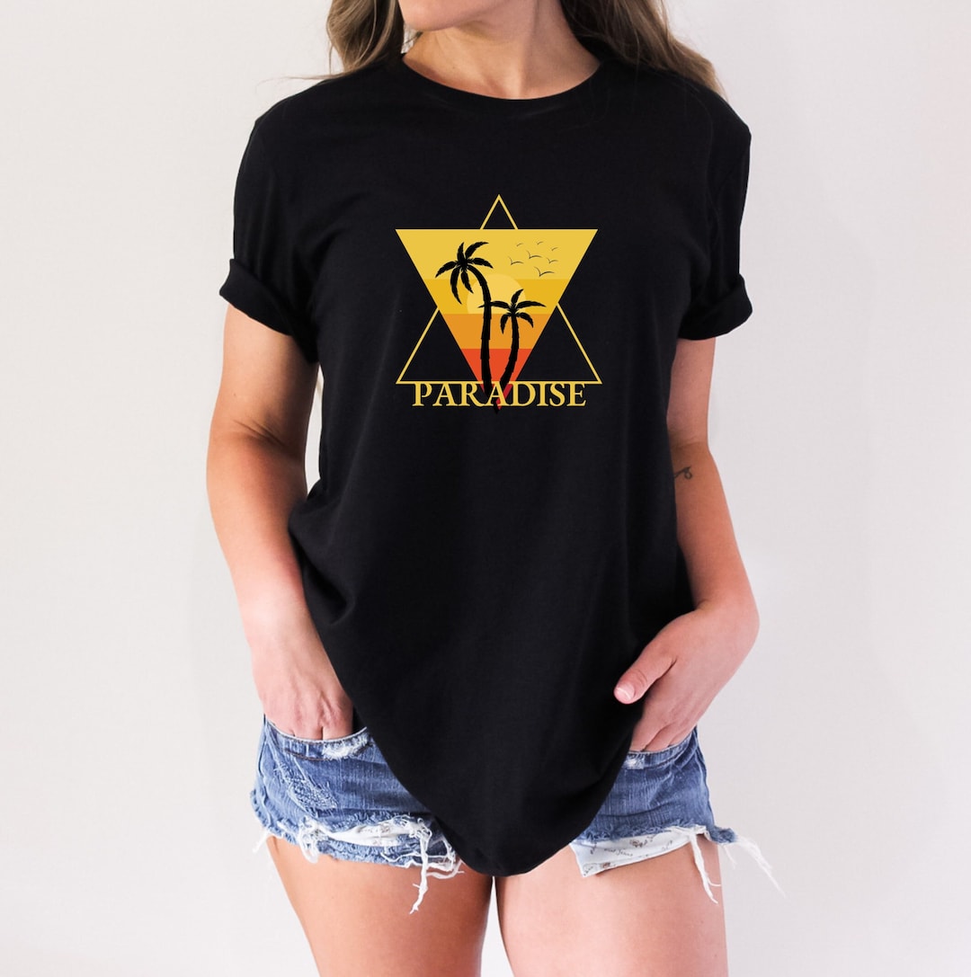 Paradise Shirt, Paradise Fashion, Tropical Shirt, Tropical Tee, Beach ...