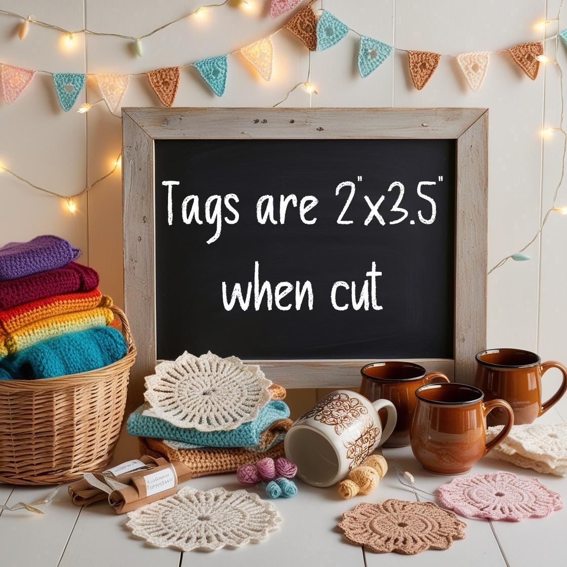 Printable Safety Tags Labels PDF Handmade Crochet Knitting Safety ...