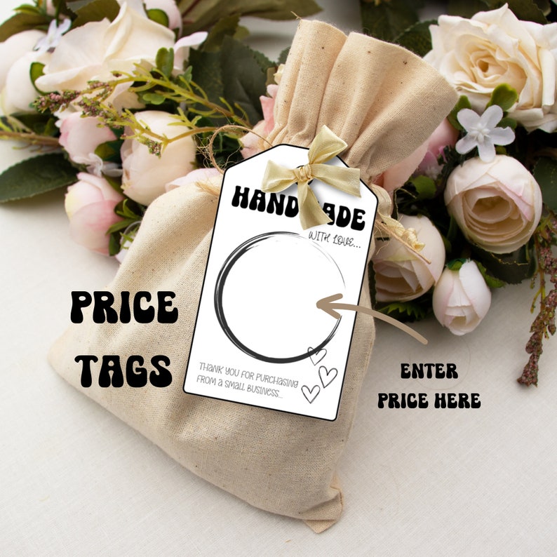 Printable Care Tags Handmade Gifts Fabric Washing Instructions Crochet ...