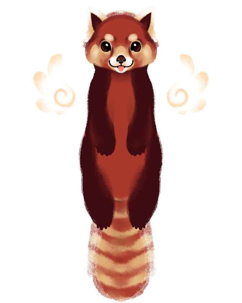 Rose the Red Panda 2d Vtuber Model Rigged and Ready - Etsy