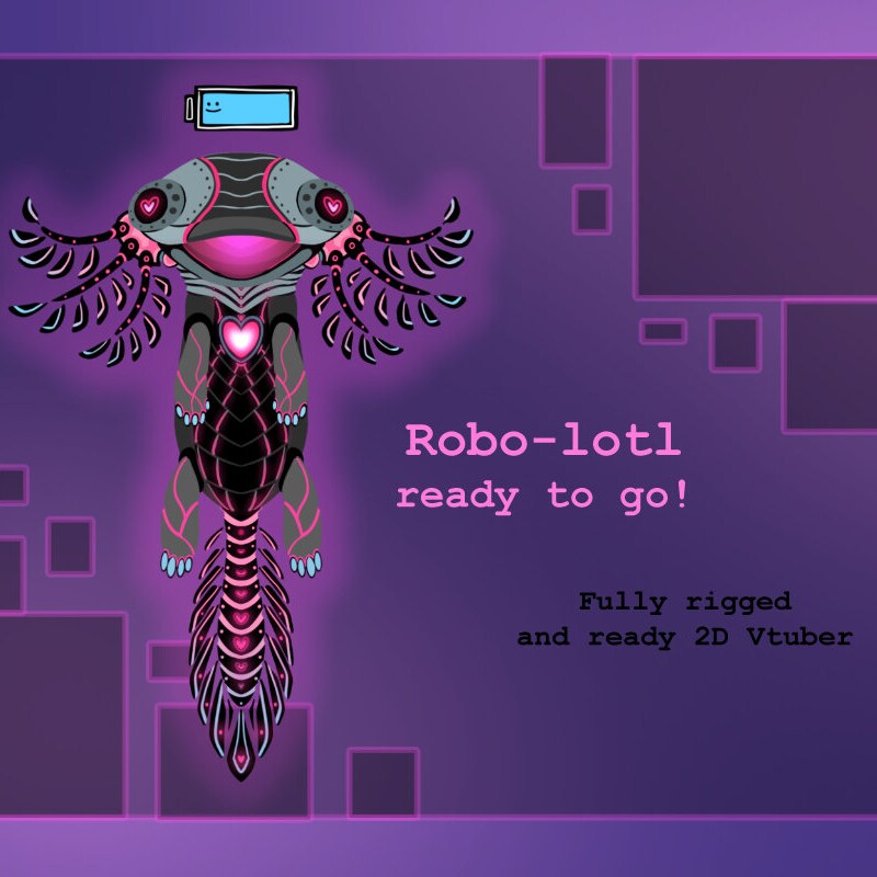 Vtuber Models Robot - Etsy