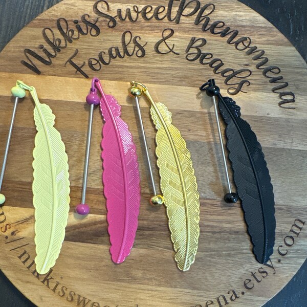 Feather Bookmarks - Etsy