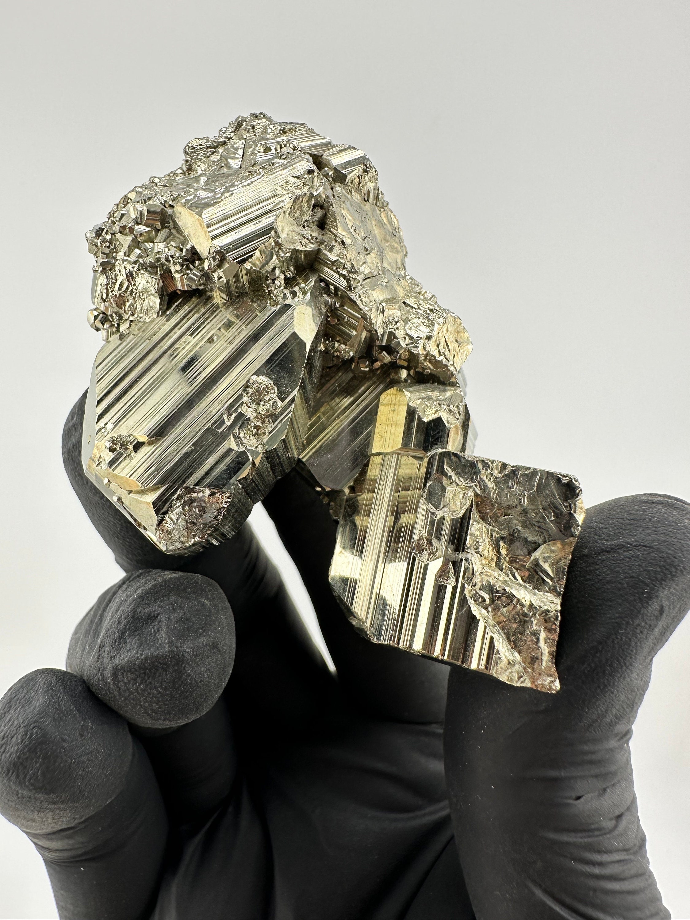 Premium Cubic Pyrite Clusters From Peru Natural Pyrite Crystal ...