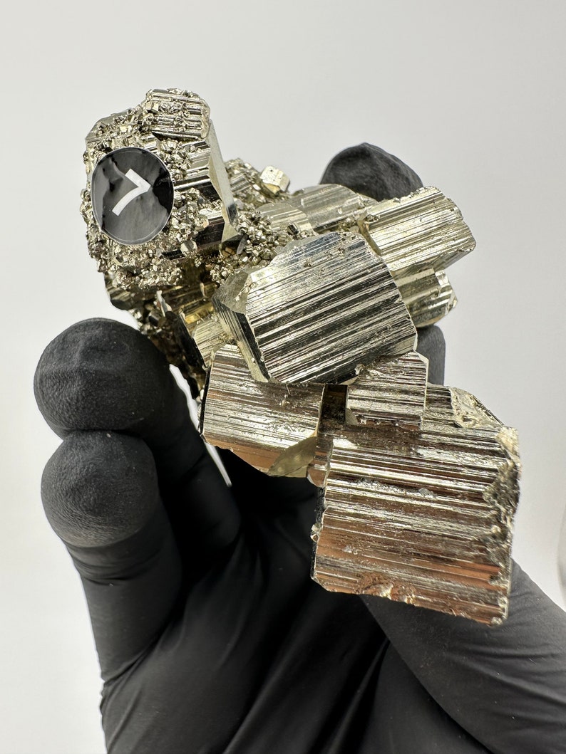 Premium Cubic Pyrite Clusters From Peru Natural Pyrite Crystal ...