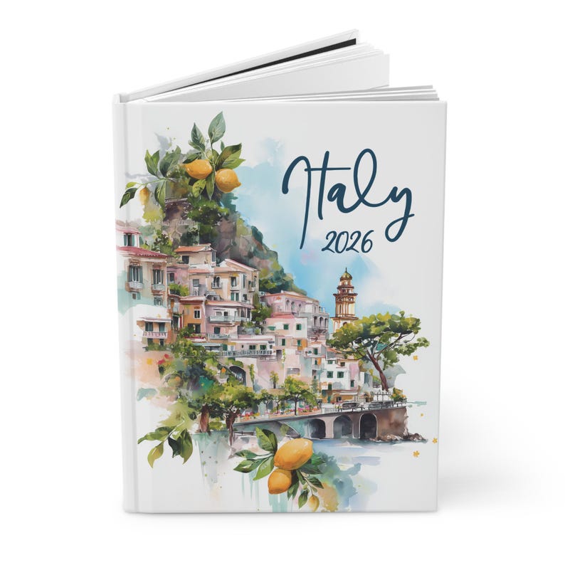Italy Travel Journal, 2026 Italian Travel Diary Vacation Notebook ...